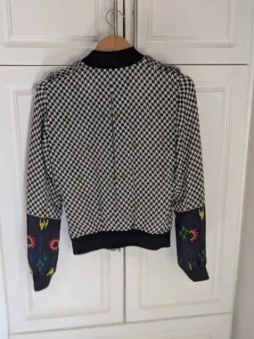 L.A.M.B. | Jackets & Coats | Lamb Y2k Houndstooth Bomber Jacket Gwen ...